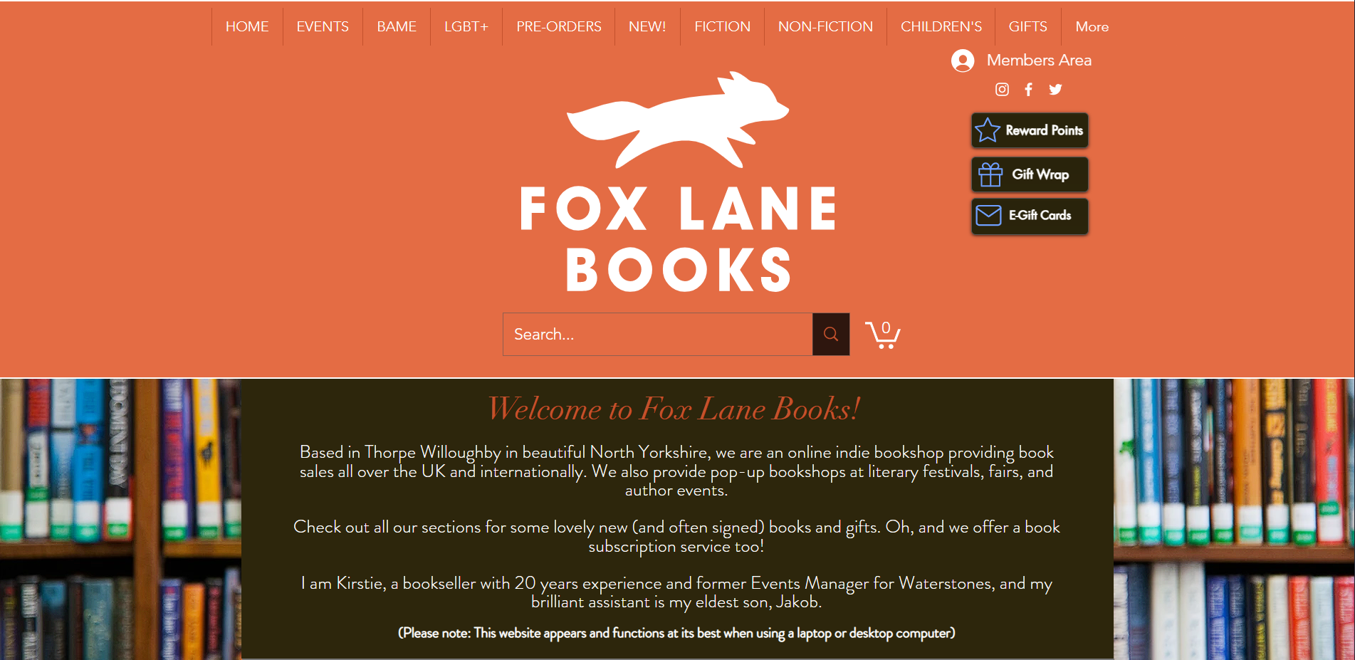 Fox Lane Books – Indie Bookshop Spotlight – Wraithful Reads